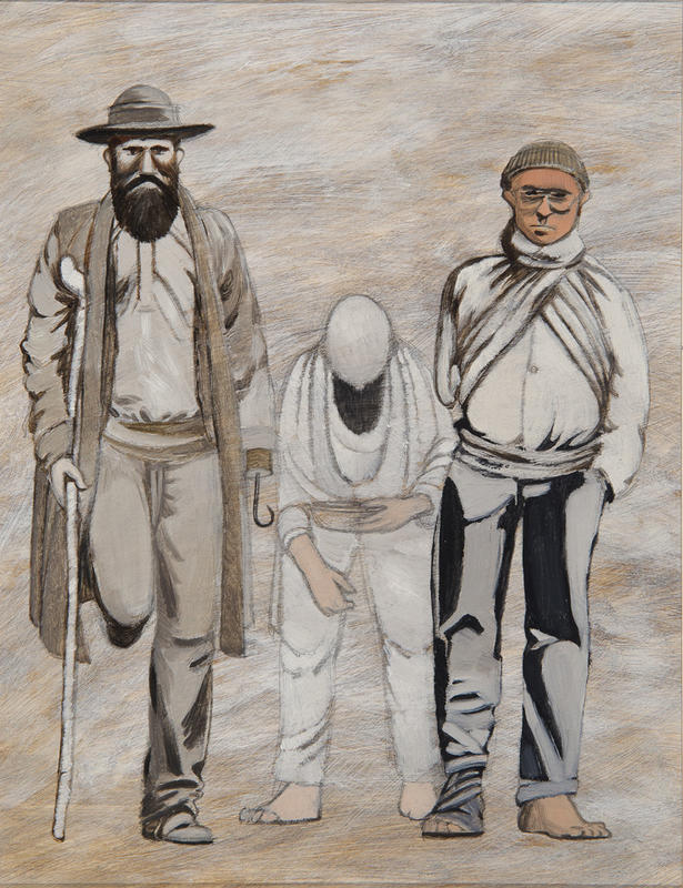 Costume designs for three beggars in The Threepenny Opera - McNay Art ...