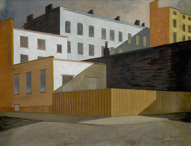 York Street/Flint Street Corner (House in Shadow) - McNay Art Museum