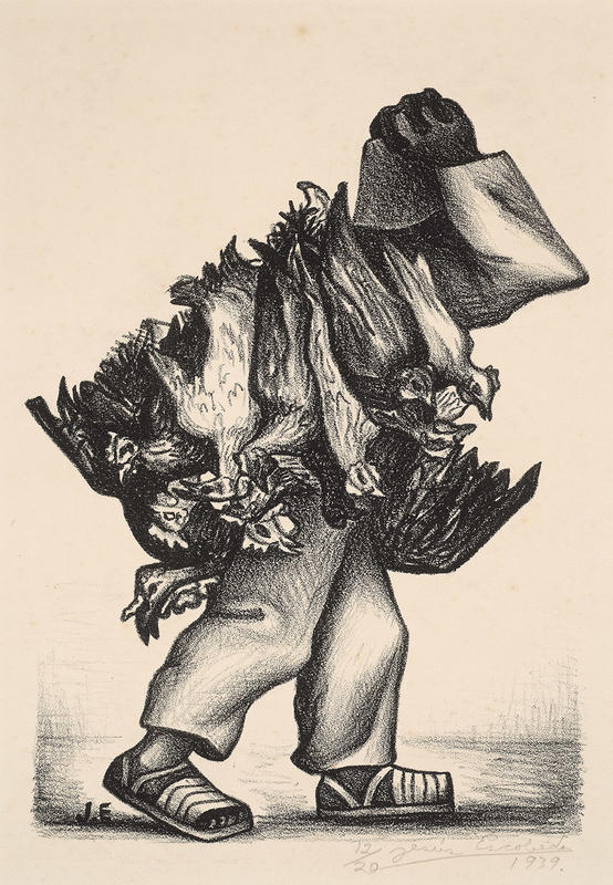 El pollero (The Chicken Farmer) - McNay Art Museum